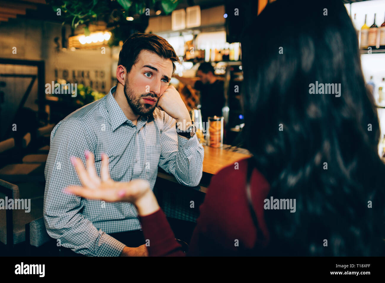 Boring conversation hi-res stock photography and images - Alamy