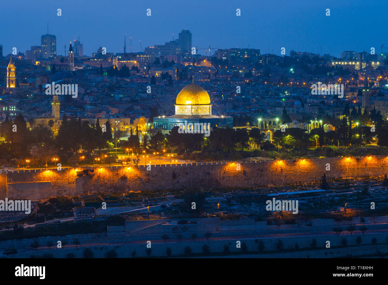 Skyline jerusalem hi-res stock photography and images - Alamy