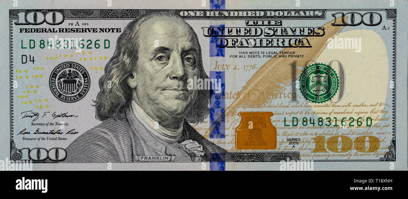 $100 bill hi-res stock photography and images - Alamy