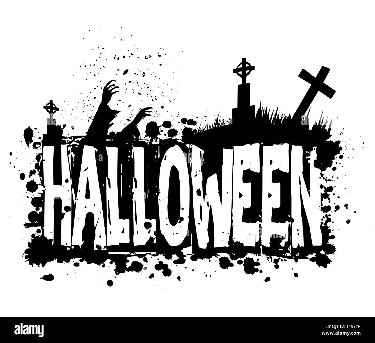 Zombies Black and White Stock Photos & Images - Alamy