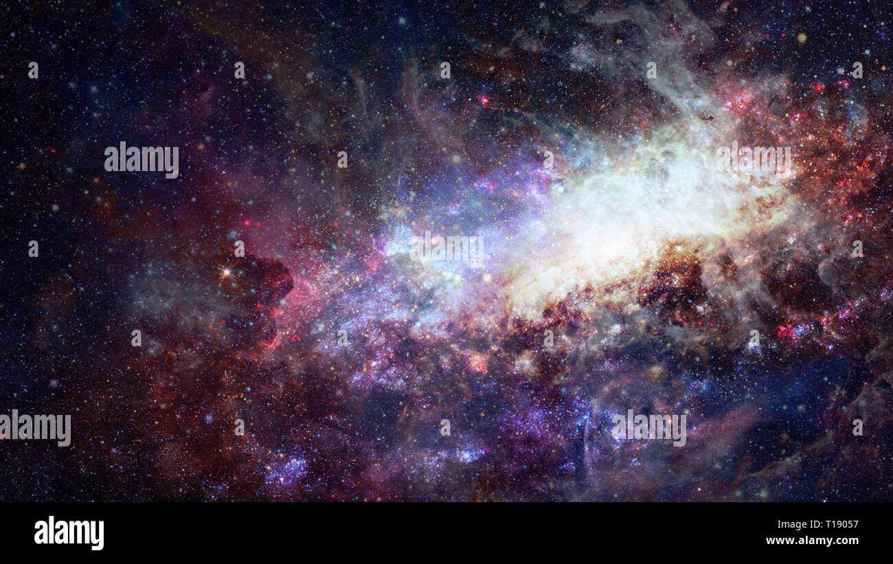 Galaxy and nebula. Space dust in universe. Elements of this image ...