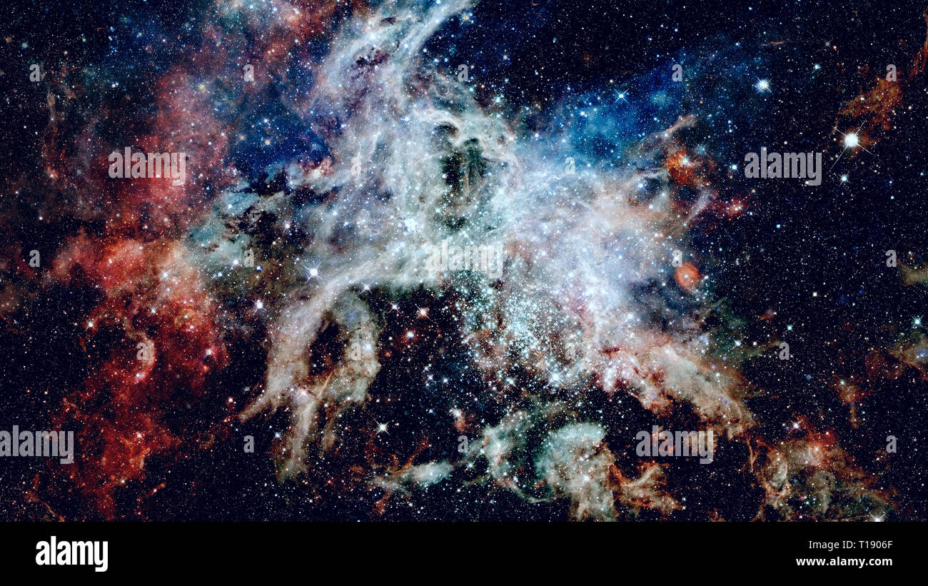 Star field in space and a nebulae hi-res stock photography and images ...