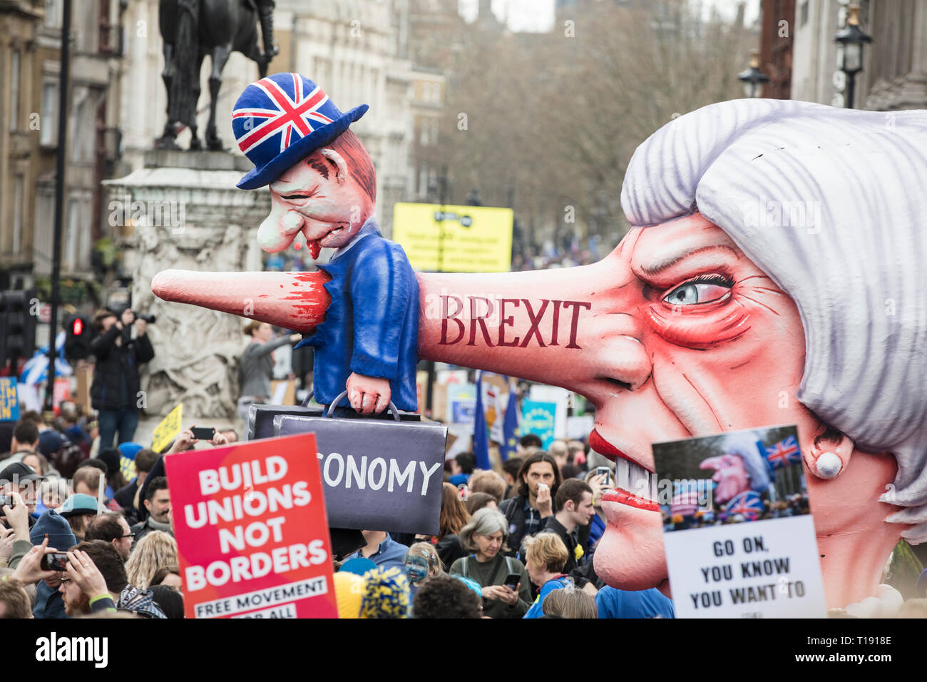 Political satirical float hi-res stock photography and images - Alamy