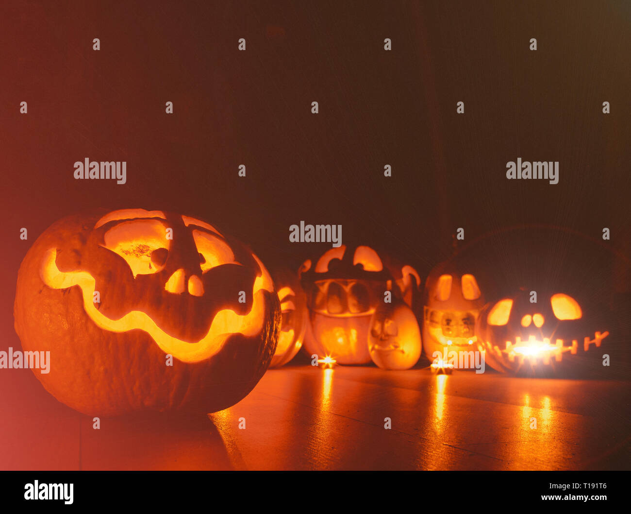 Ghost pumpkins hi-res stock photography and images - Alamy