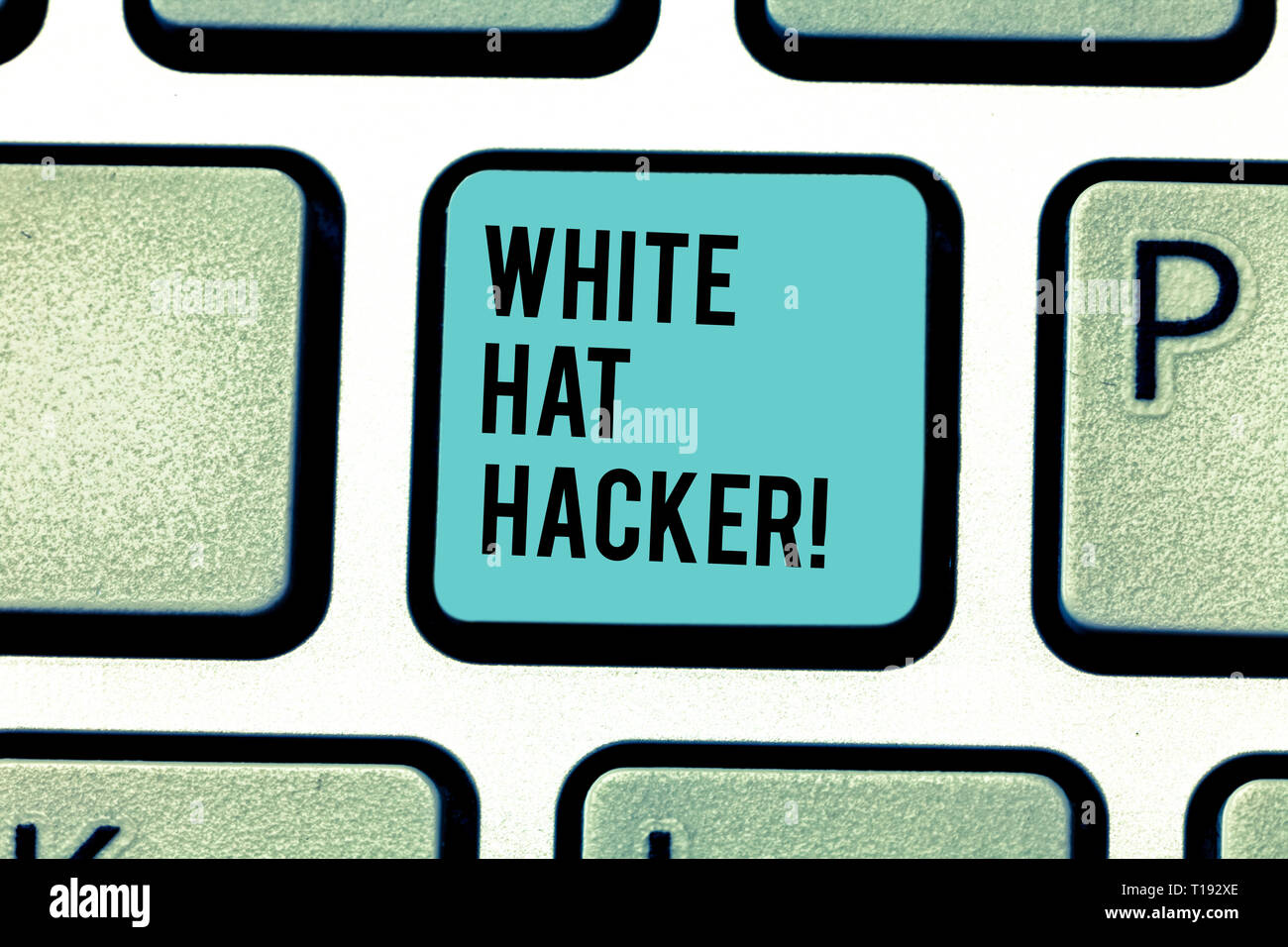 Conceptual hand writing showing White Hat Hacker. Concept meaning ...