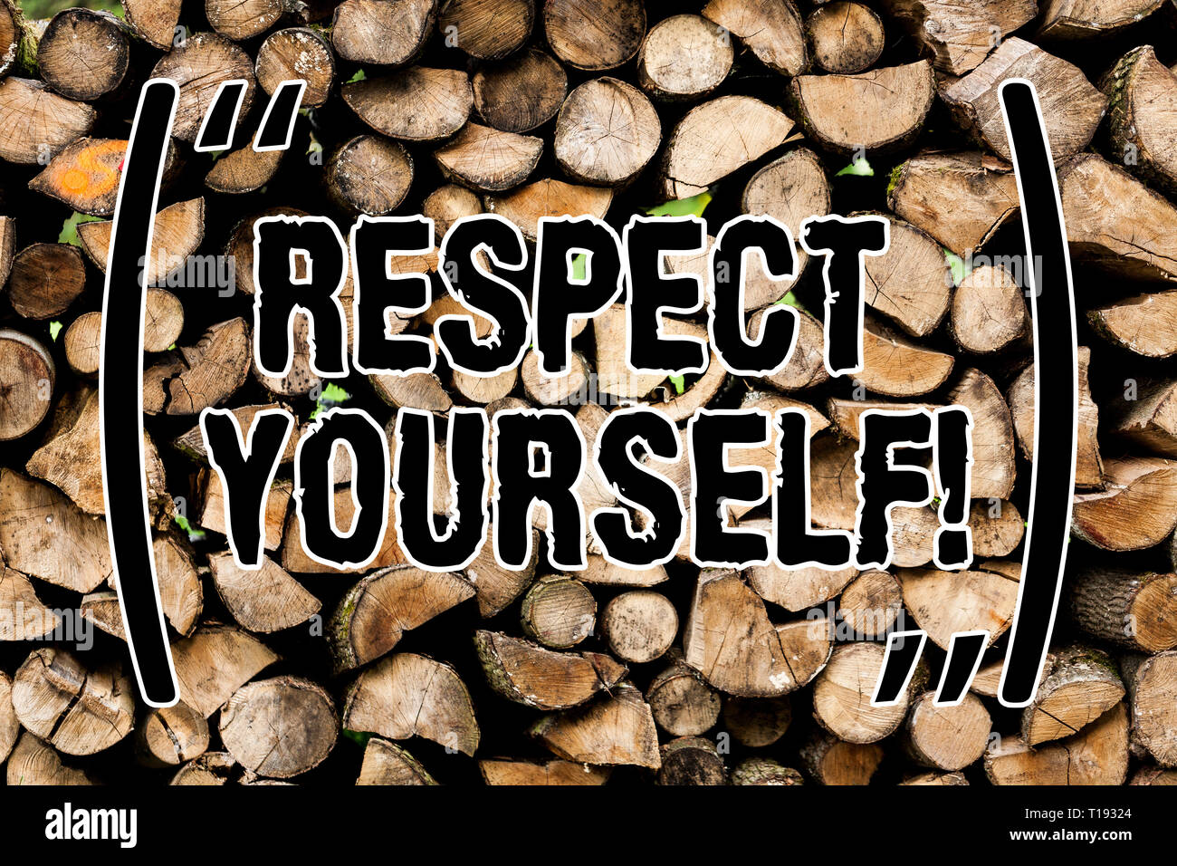 Conceptual hand writing showing Respect Yourself. Concept meaning ...