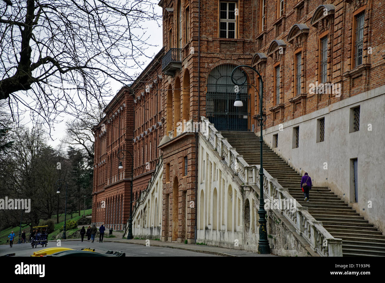 Torino, Italy, 17.03.2019: facade of Architecture building in ...