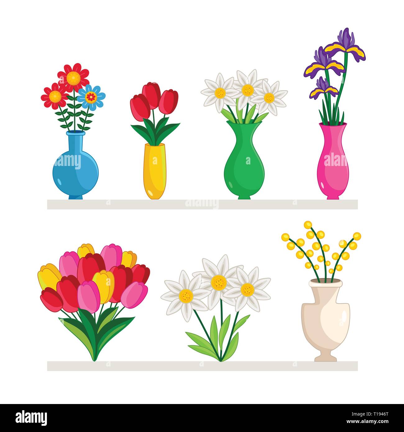 Beautiful vases Stock Vector Images - Alamy