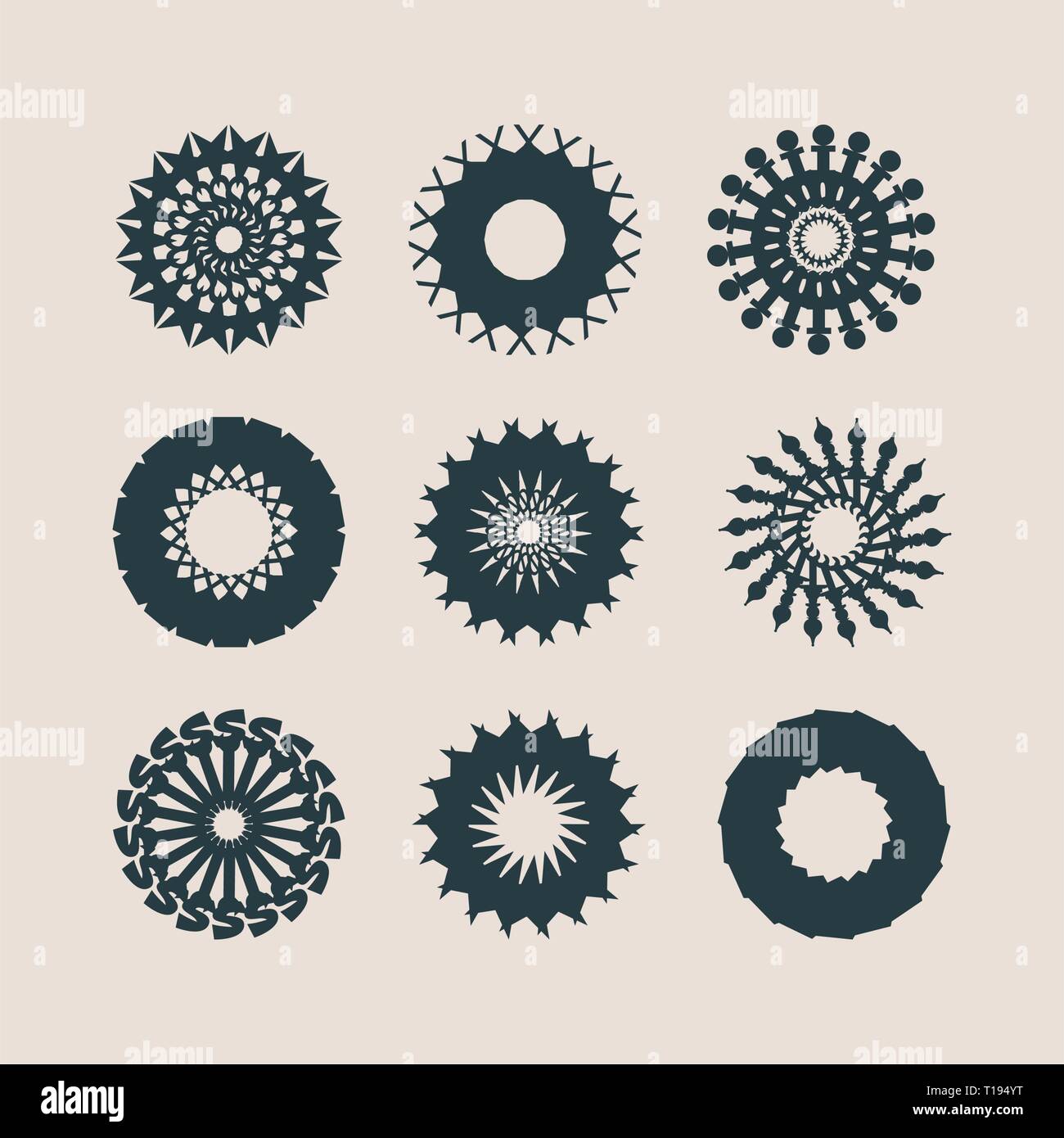 Decorative design elements. Patterns set Stock Vector Image & Art - Alamy