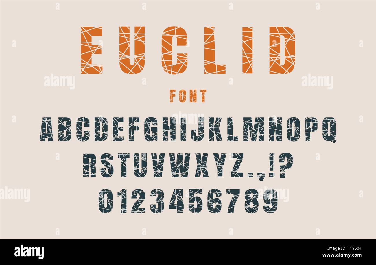 Decorative alphabet vector font Stock Vector Image & Art - Alamy