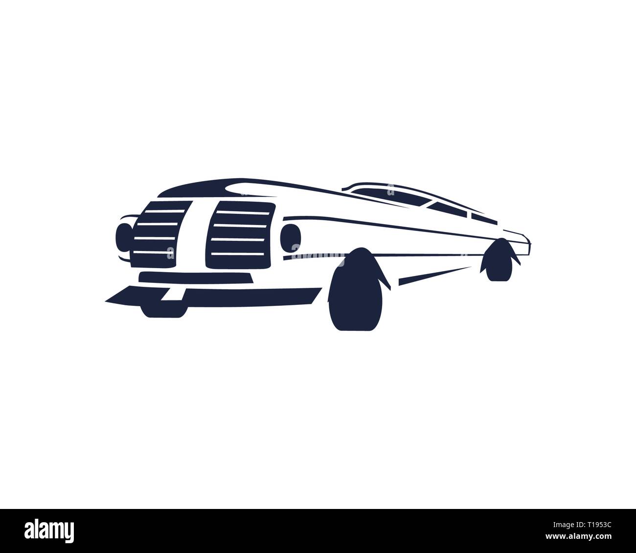 retro car icon Stock Vector Image & Art - Alamy