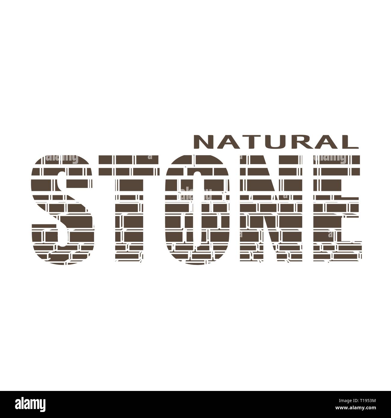 Stone word typography Stock Vector Image & Art - Alamy