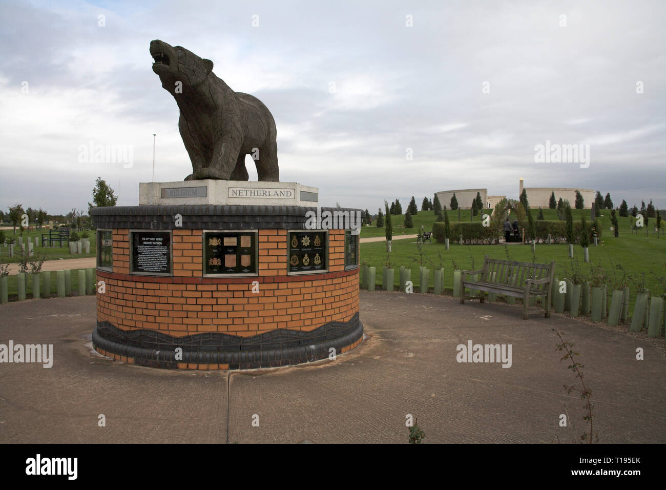 National Memorial Arboretum Alrewas Staffordshire England Stock Photo ...