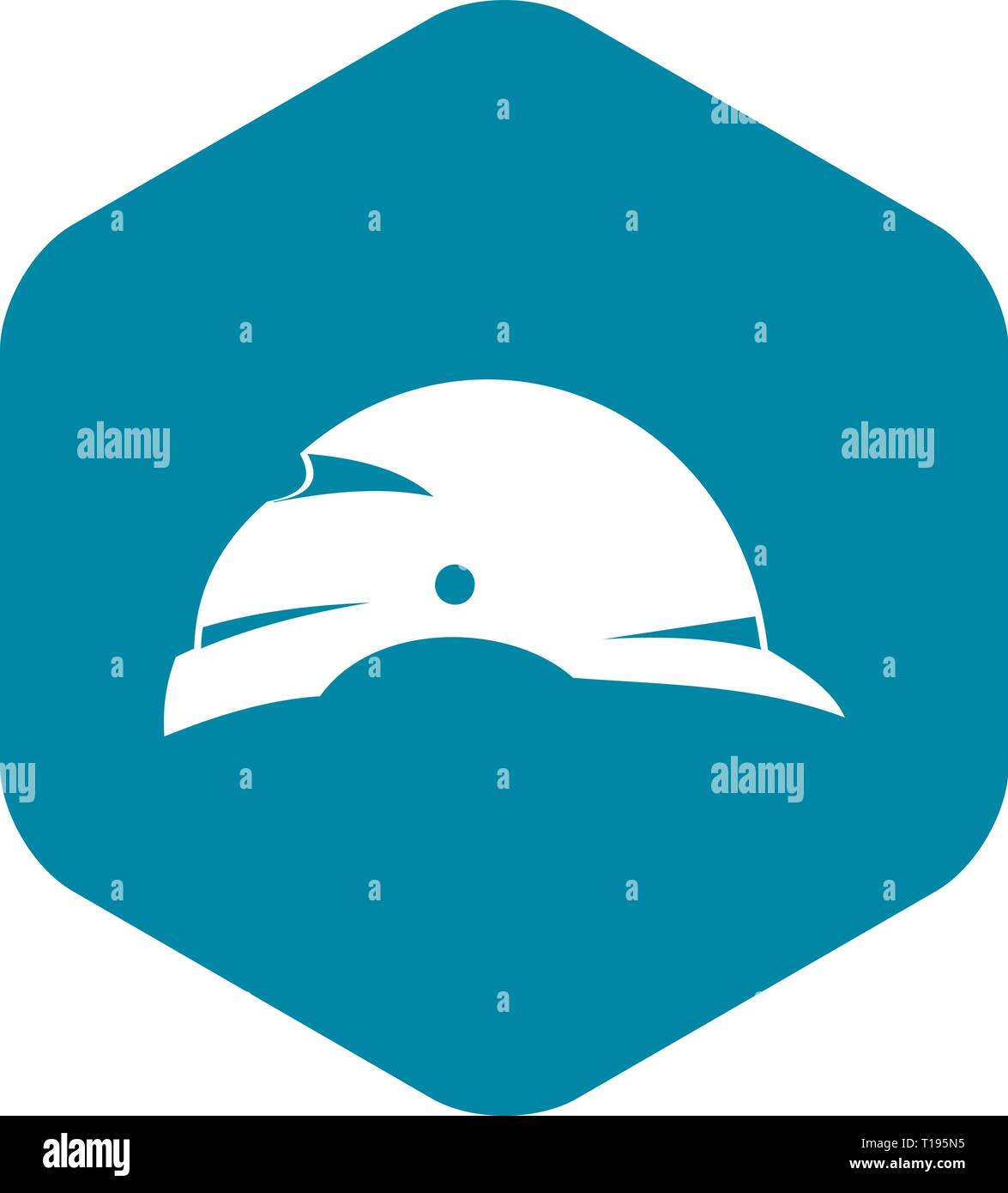 Construction helmet icon, simple style Stock Vector Image & Art - Alamy