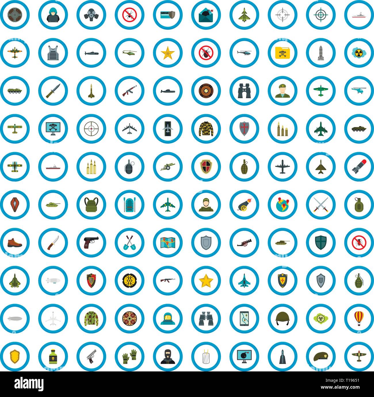 100 military icons set, flat style Stock Vector Image & Art - Alamy 100 military icons set, flat style Stock Vector Image & Art - Alamy
