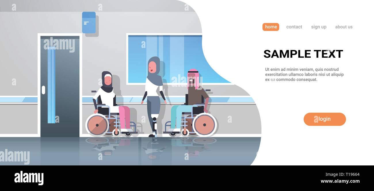 Arabic man wheelchair hi-res stock photography and images - Alamy