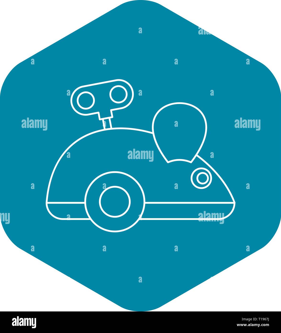 Clockwork mouse icon, outline style Stock Vector Image & Art - Alamy