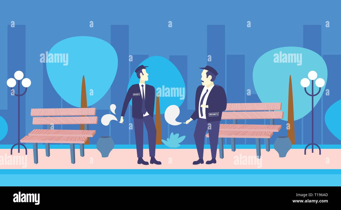 Outdoor security guards Stock Vector Images - Alamy