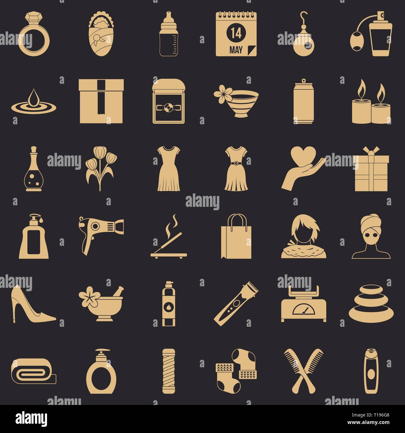 Perfume woman box Stock Vector Images - Alamy