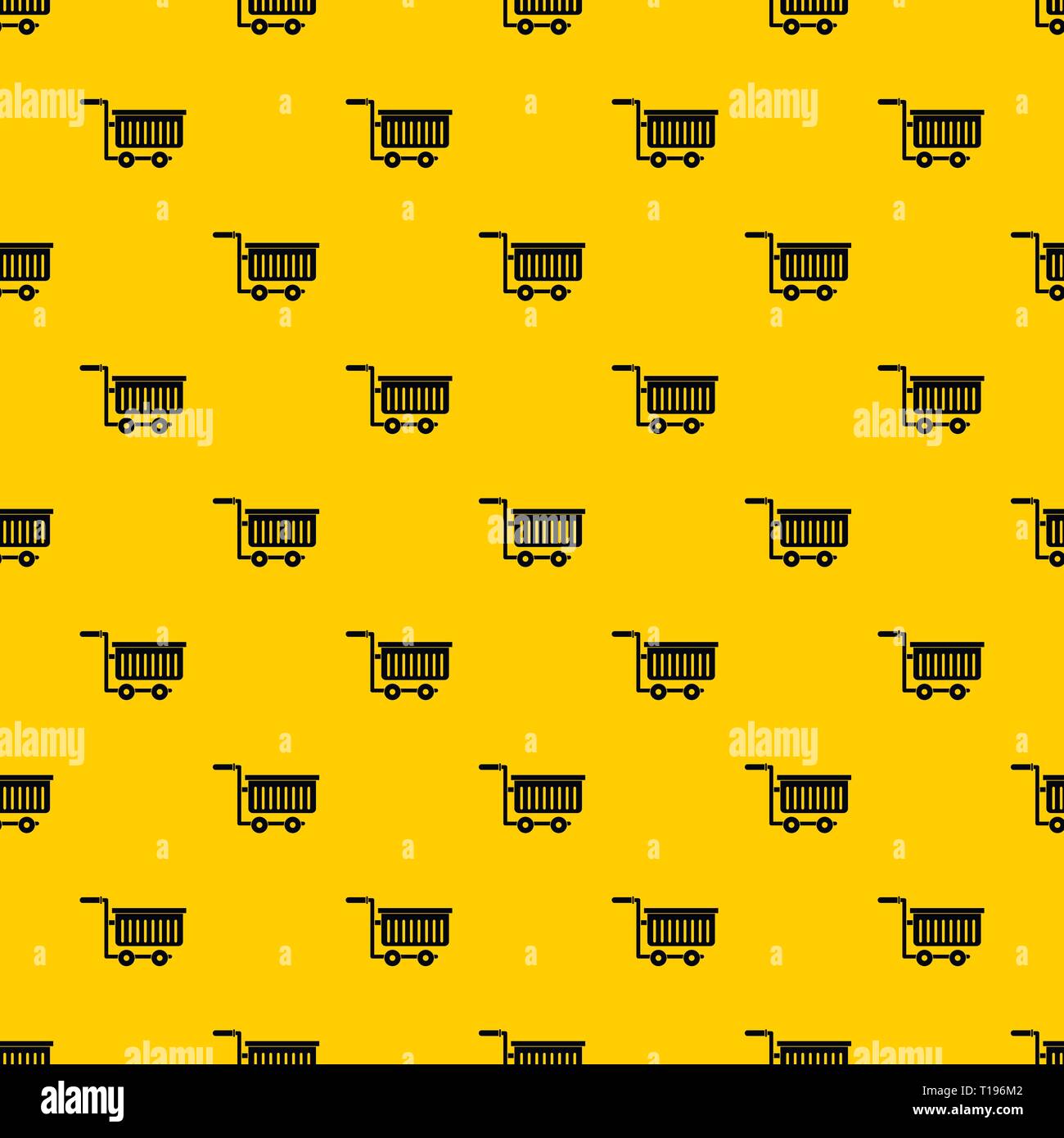 Large plastic supermarket cart pattern vector Stock Vector Image & Art ...