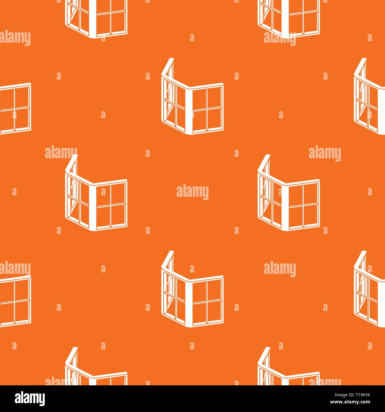 Facade window frame pattern vector orange Stock Vector Image & Art - Alamy