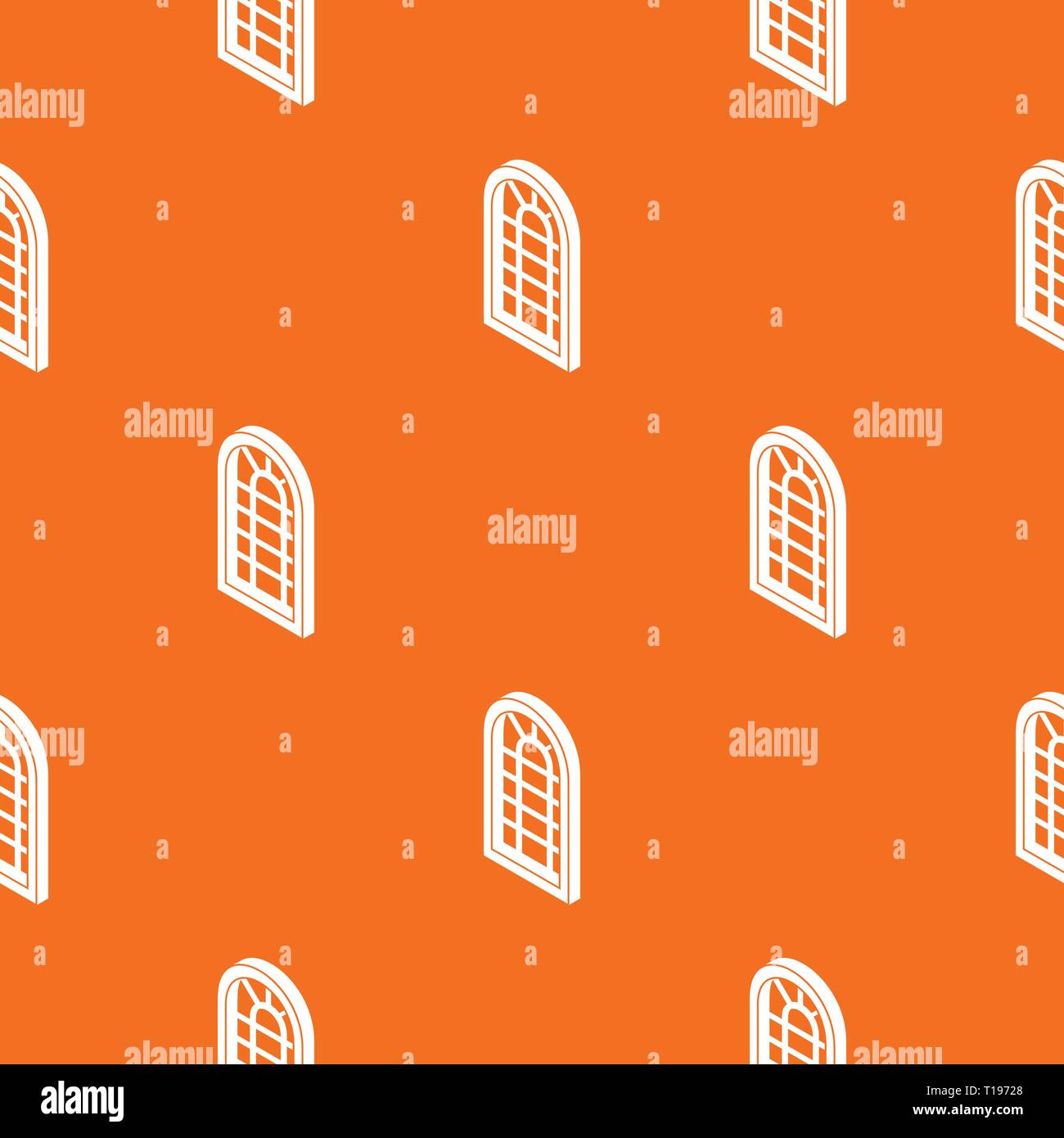 Palace window frame pattern vector orange Stock Vector Image & Art - Alamy