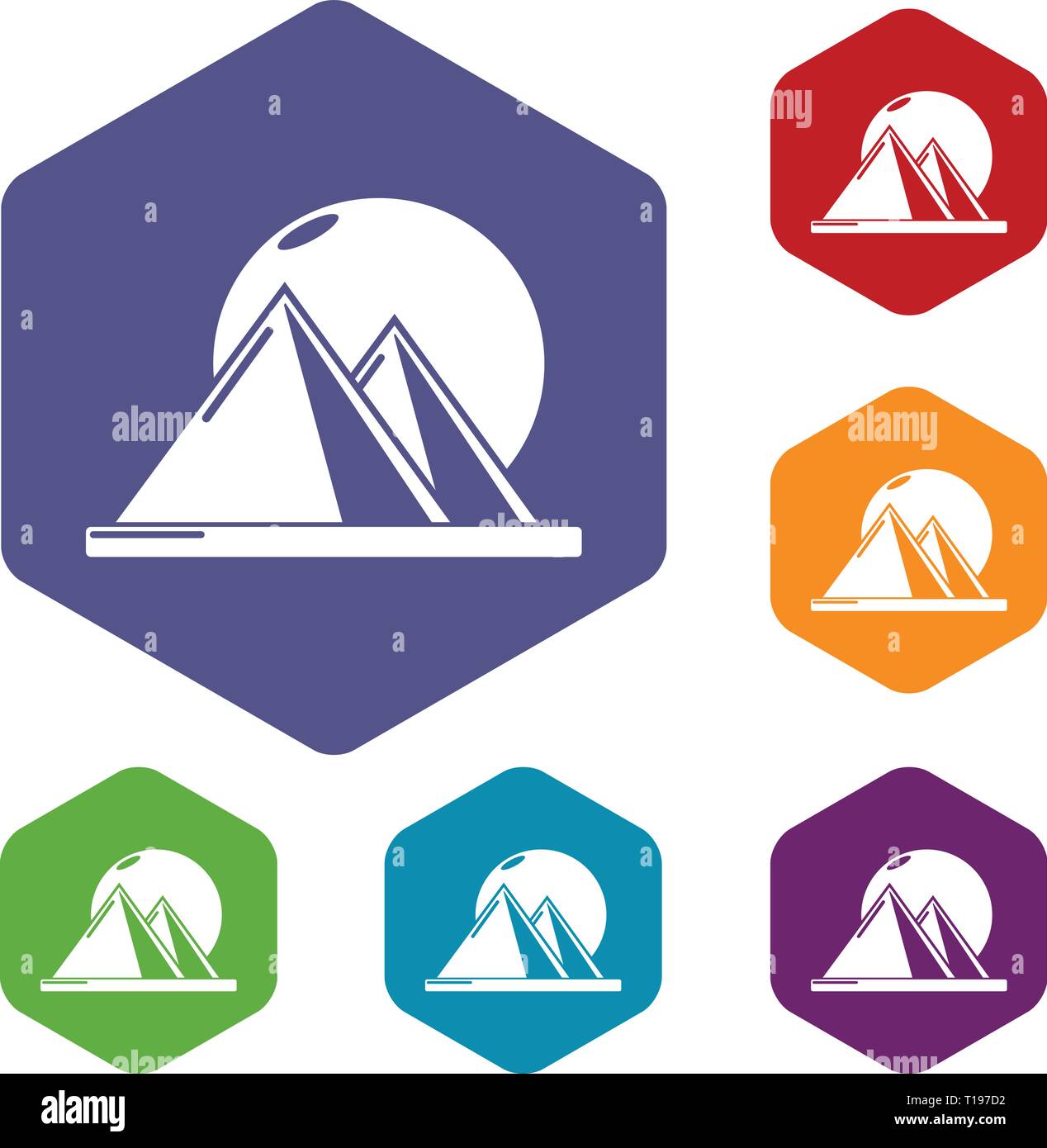 Khufu pyramid illustration Stock Vector Images - Alamy