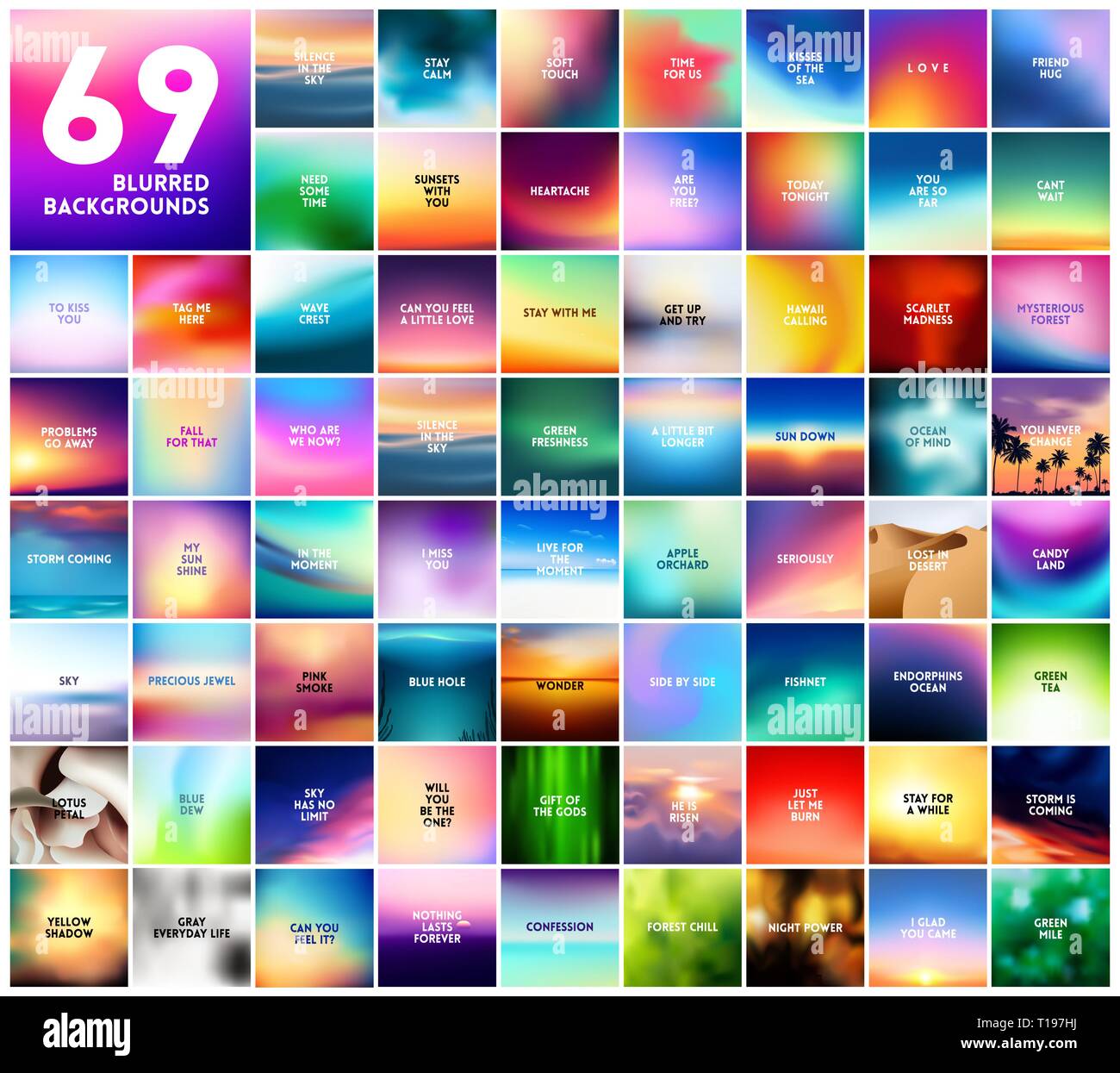 69 abstract colorful smooth blurred vector backgrounds for design With ...