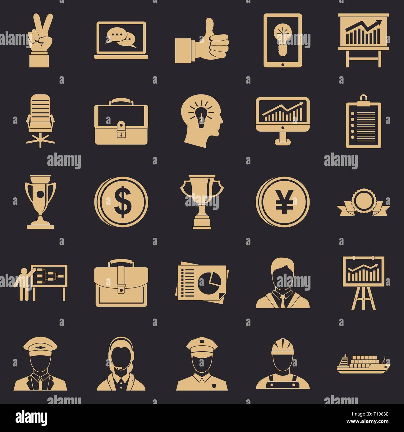 Principal icons hi-res stock photography and images - Alamy