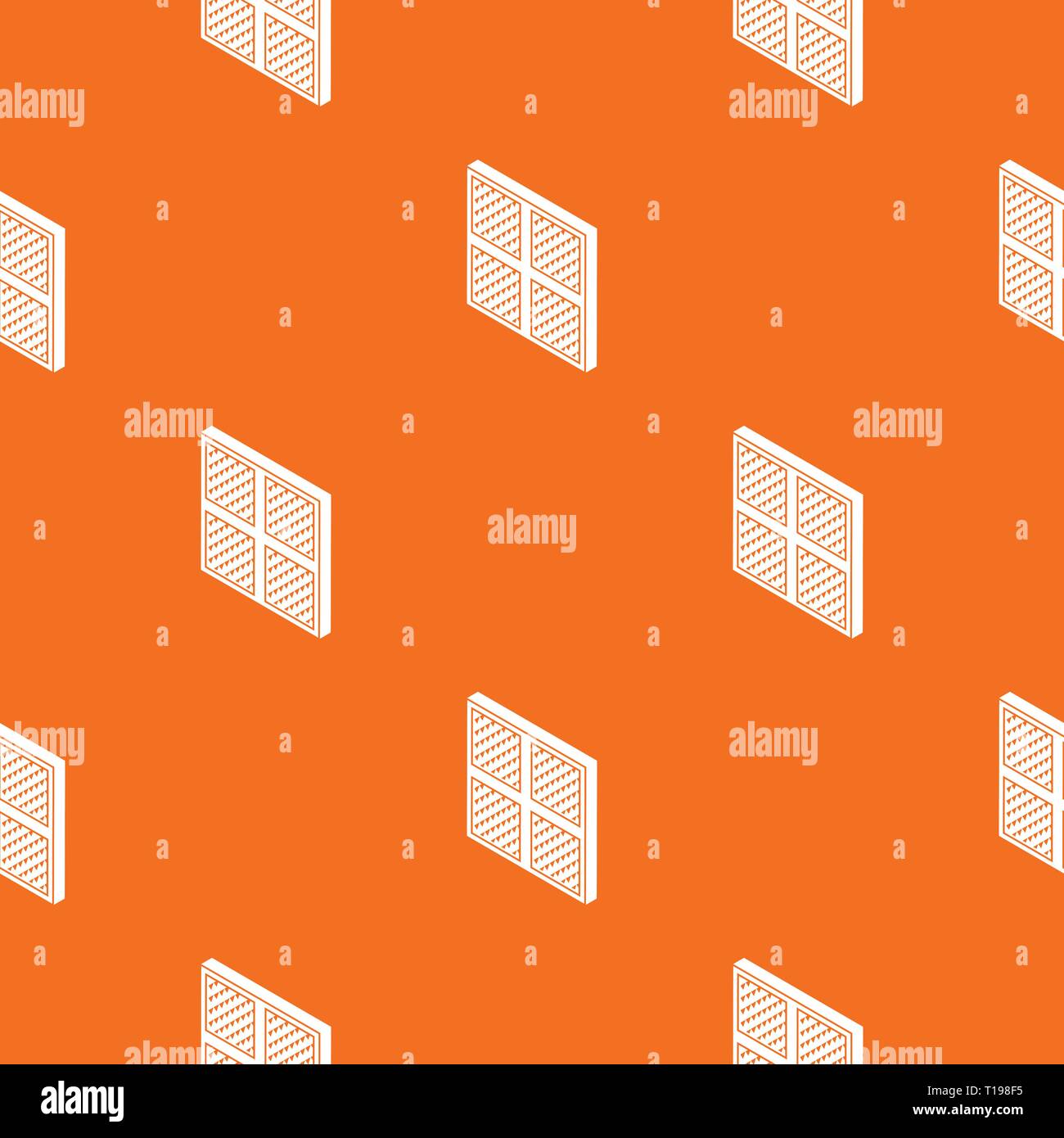 Square window frame pattern vector orange Stock Vector Image & Art - Alamy