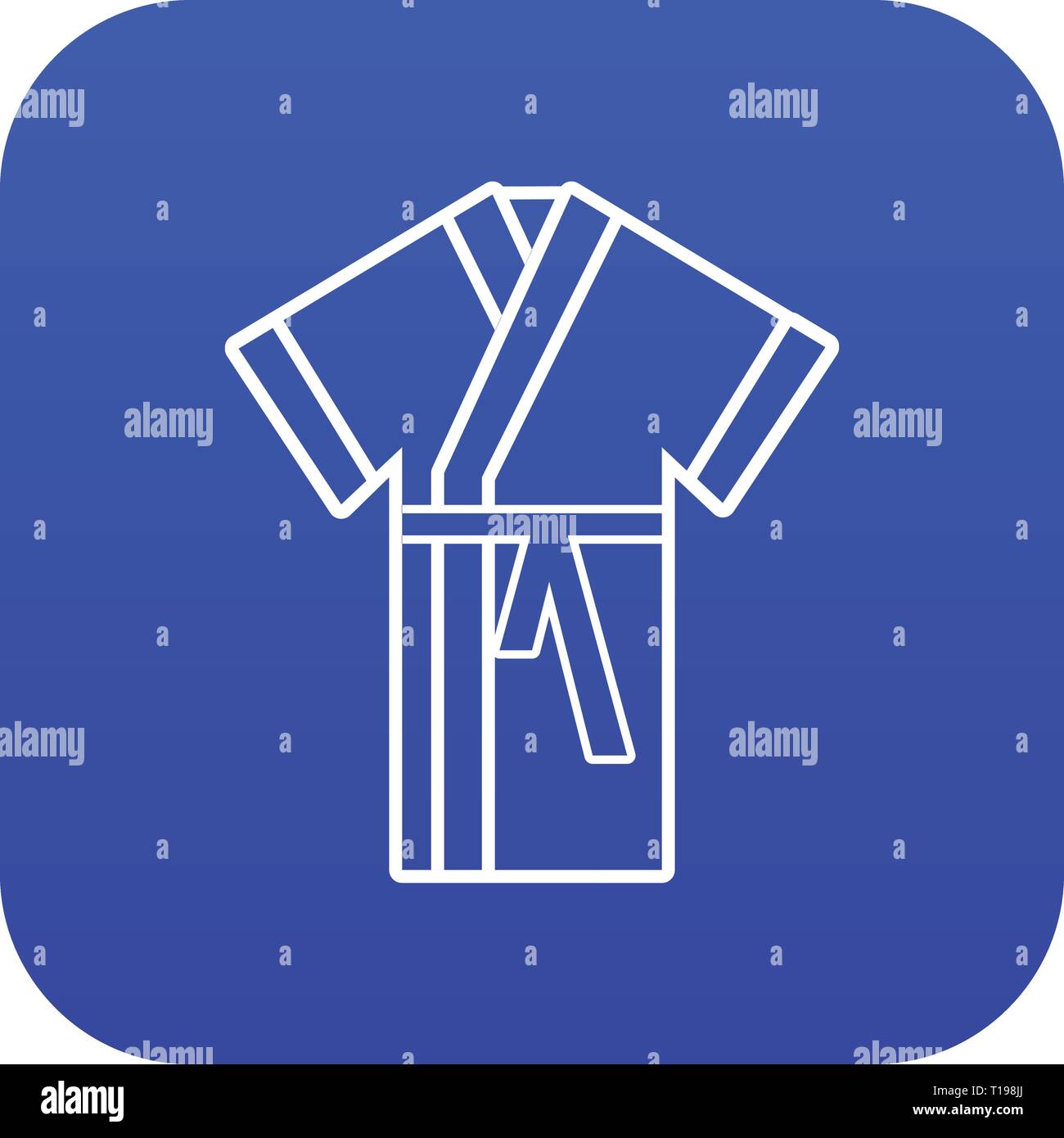 Robe icon blue vector Stock Vector Image & Art - Alamy