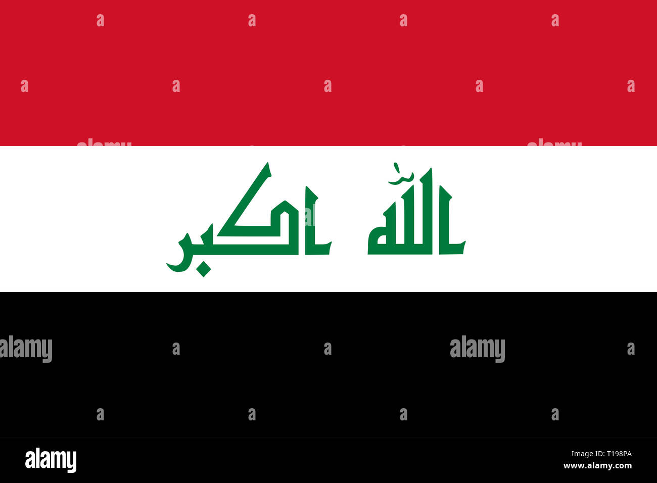 Flag of Iraq Stock Photo - Alamy