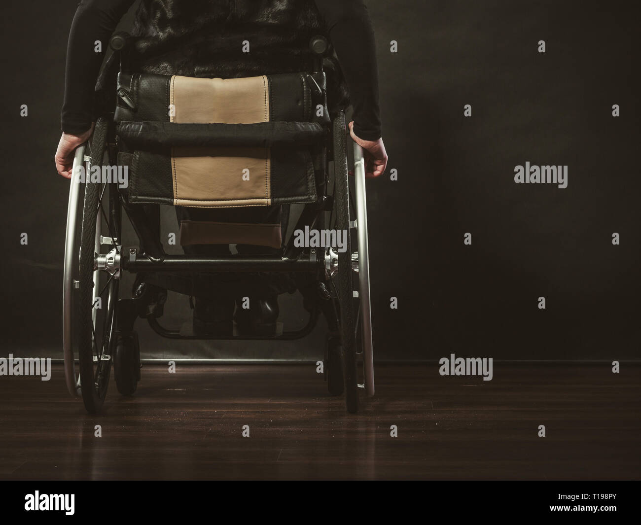 Disease disability paralysis handicap health concept. Legs of disabled ...