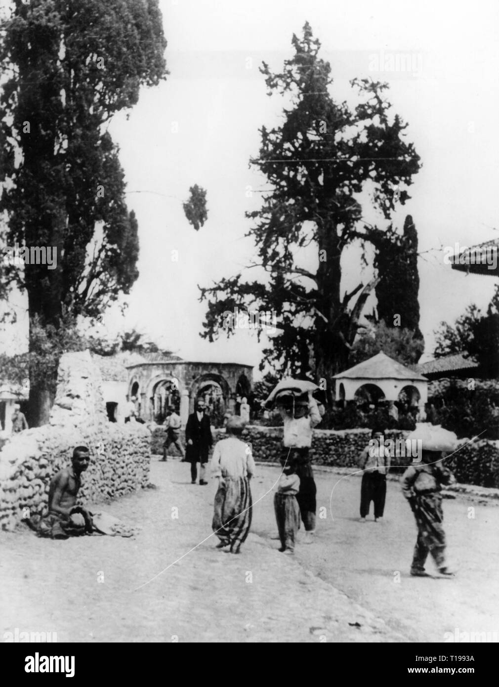 Albania tirana street scene Black and White Stock Photos & Images - Alamy