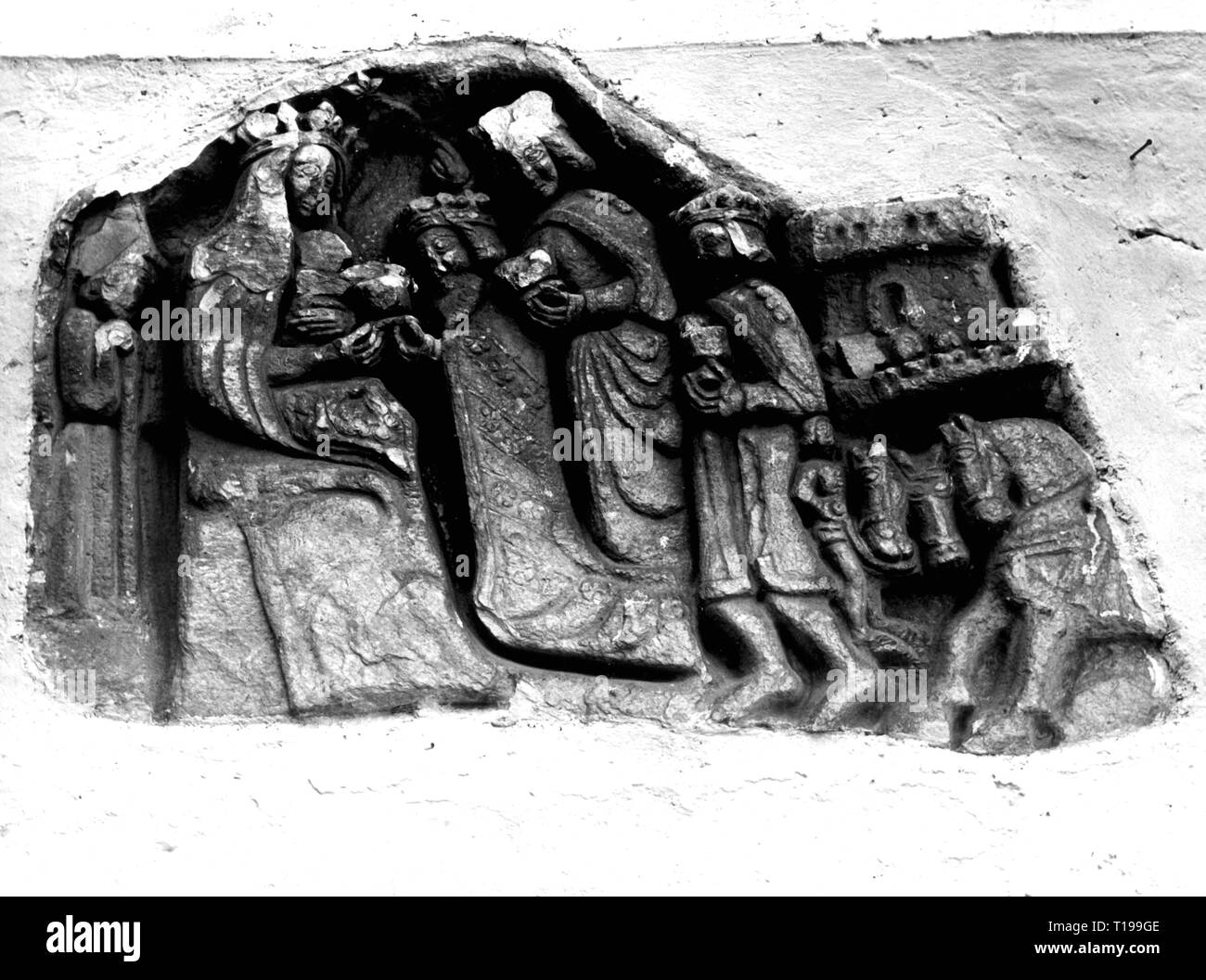 religion, Christianity, Three Kings, "Adoration of the Magi", relief ...
