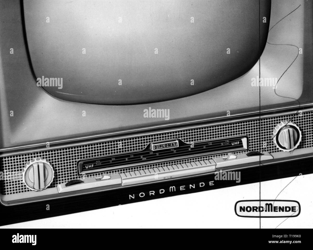 1950s tv set hi-res stock photography and images - Alamy