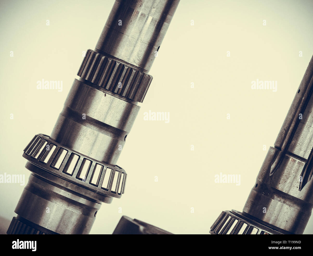 Differential transmission gearbox detailed closeup. Automobile ...