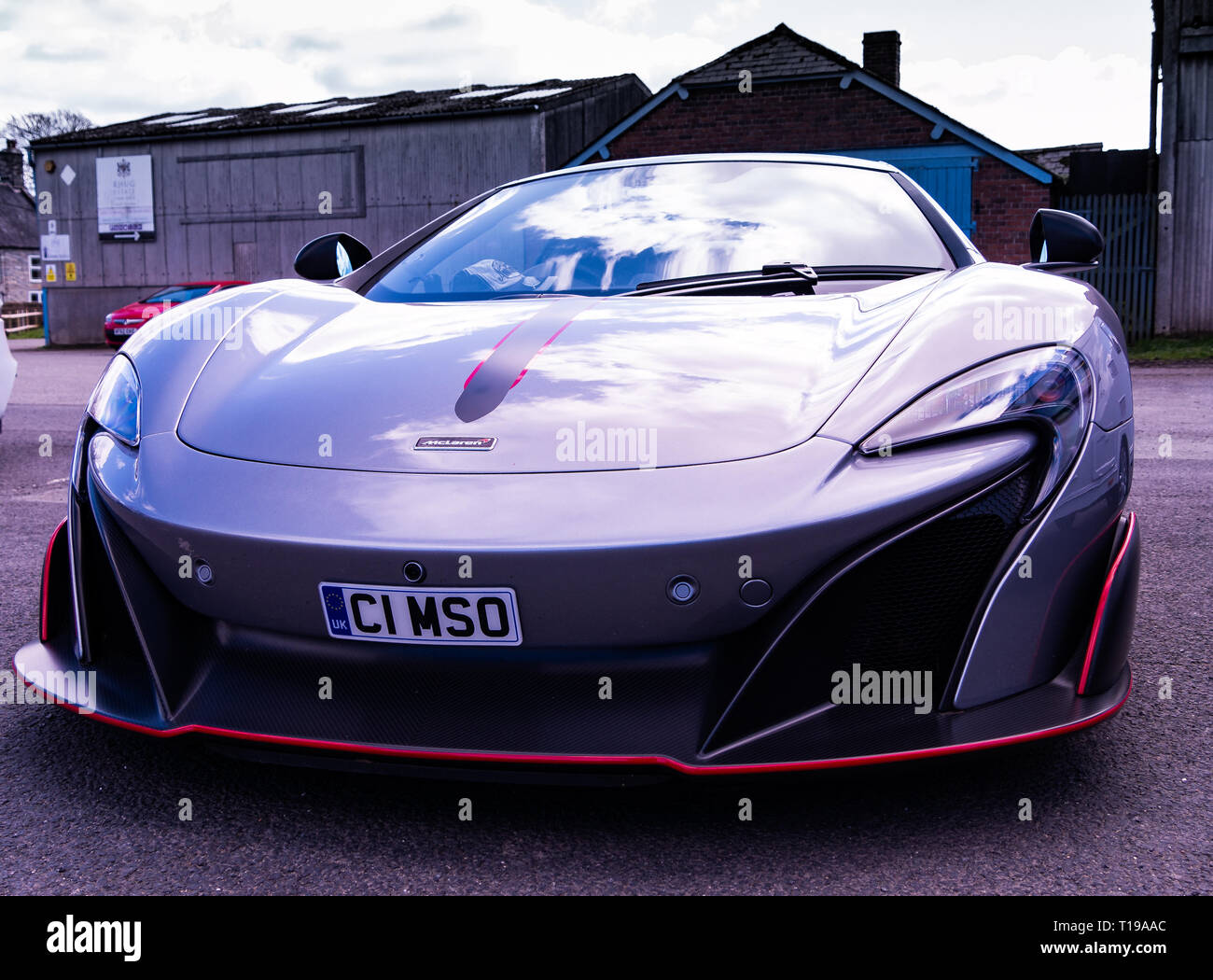 McLaren 675LT, front view, Wales, UK Stock Photo - Alamy