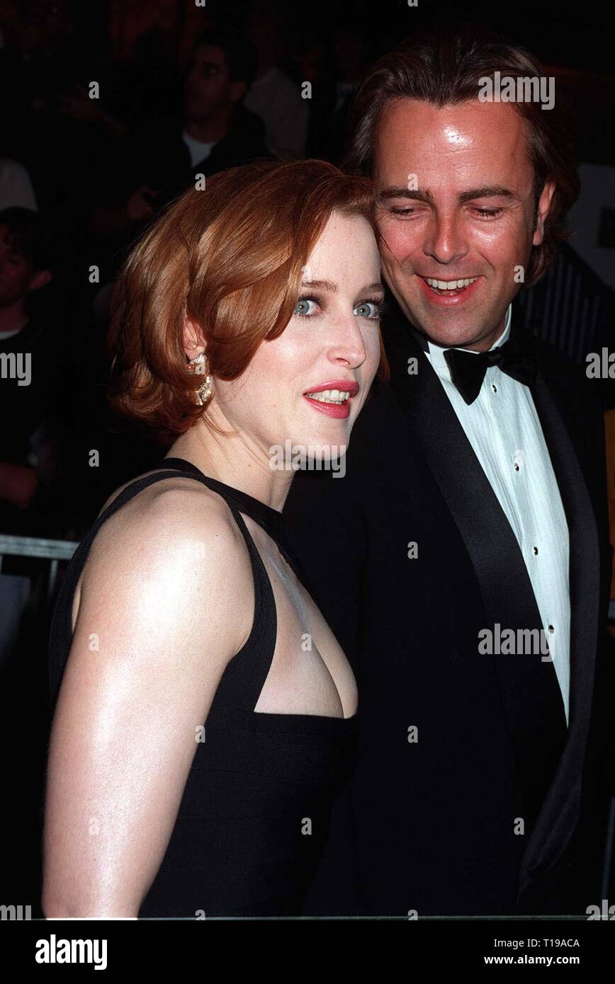 LOS ANGELES, CA. February 22, 1997: X-Files star GILLIAN ANDERSON ...