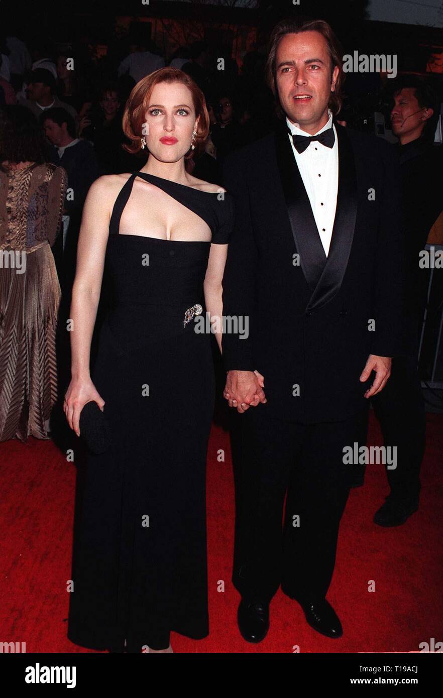 LOS ANGELES, CA. February 22, 1997: X-Files star GILLIAN ANDERSON ...