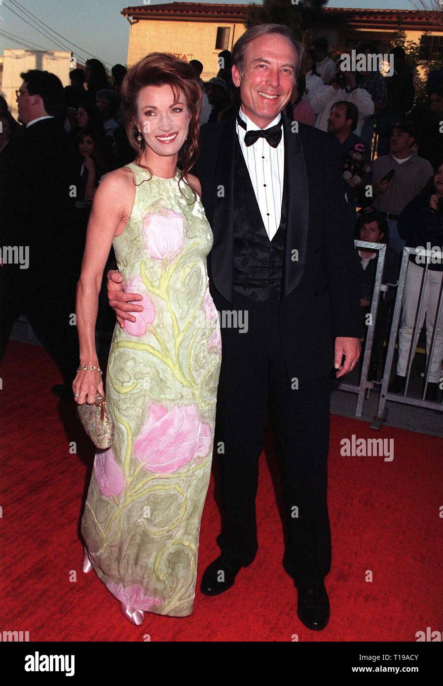 LOS ANGELES, CA. February 23, 1997: Actress JANE SEYMOUR & husband ...