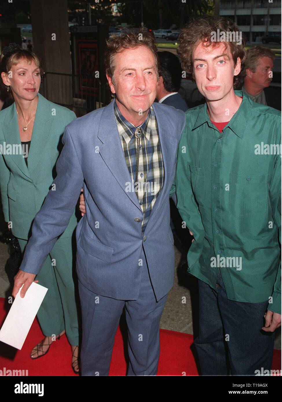 LOS ANGELES, CA. June 09, 1997: Actor ERIC IDLE & son at the premiere ...