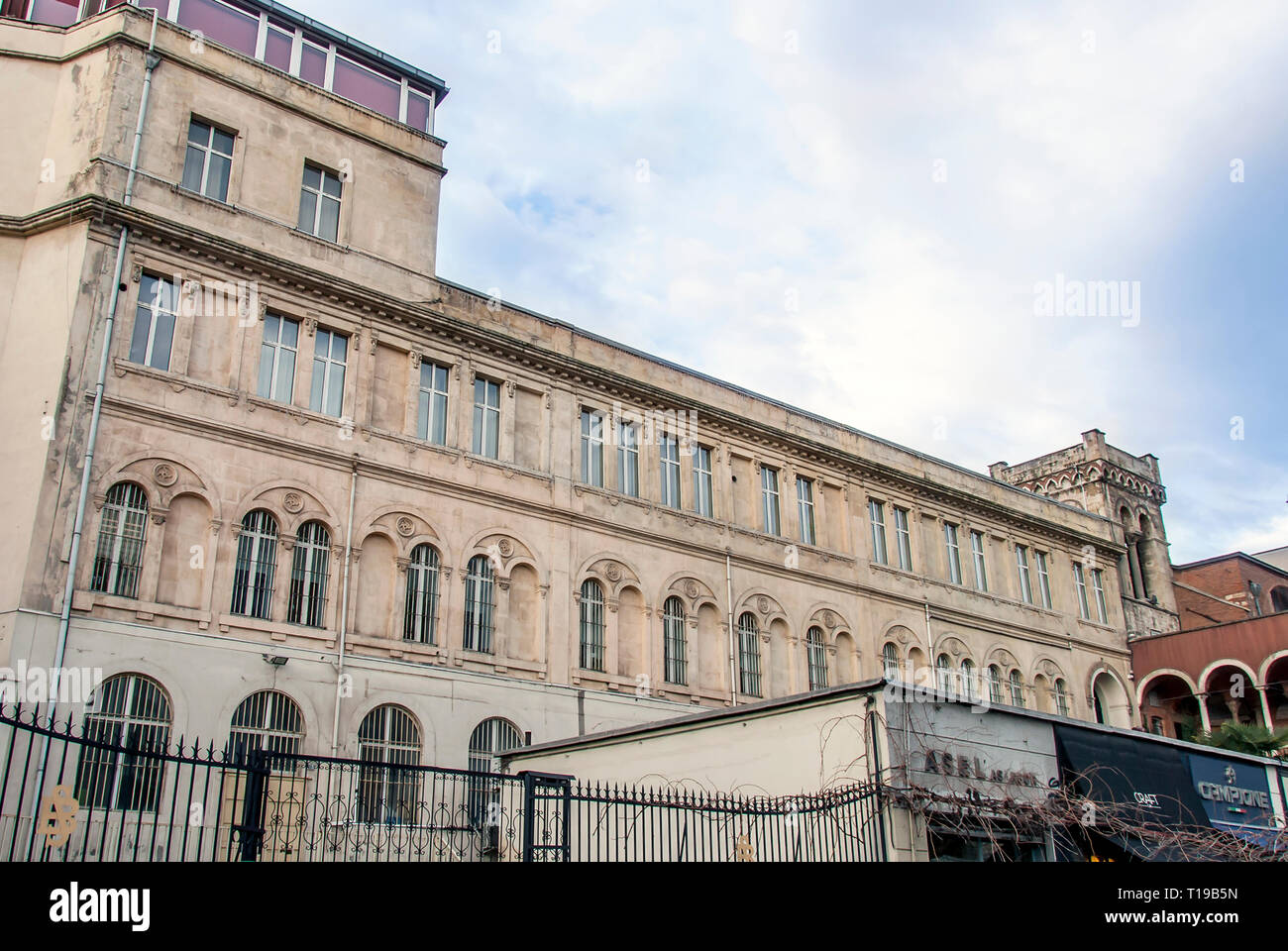 Istanbul, Turkey, 29 January 2019: Saint Benoit Lycee , Karakoy ...