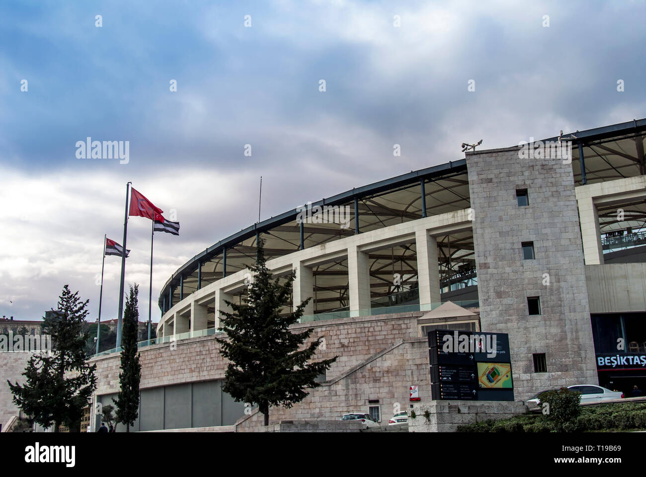 Istanbul, Turkey, 29 January 2019: Vodafone Arena Besiktas Gymnastics ...