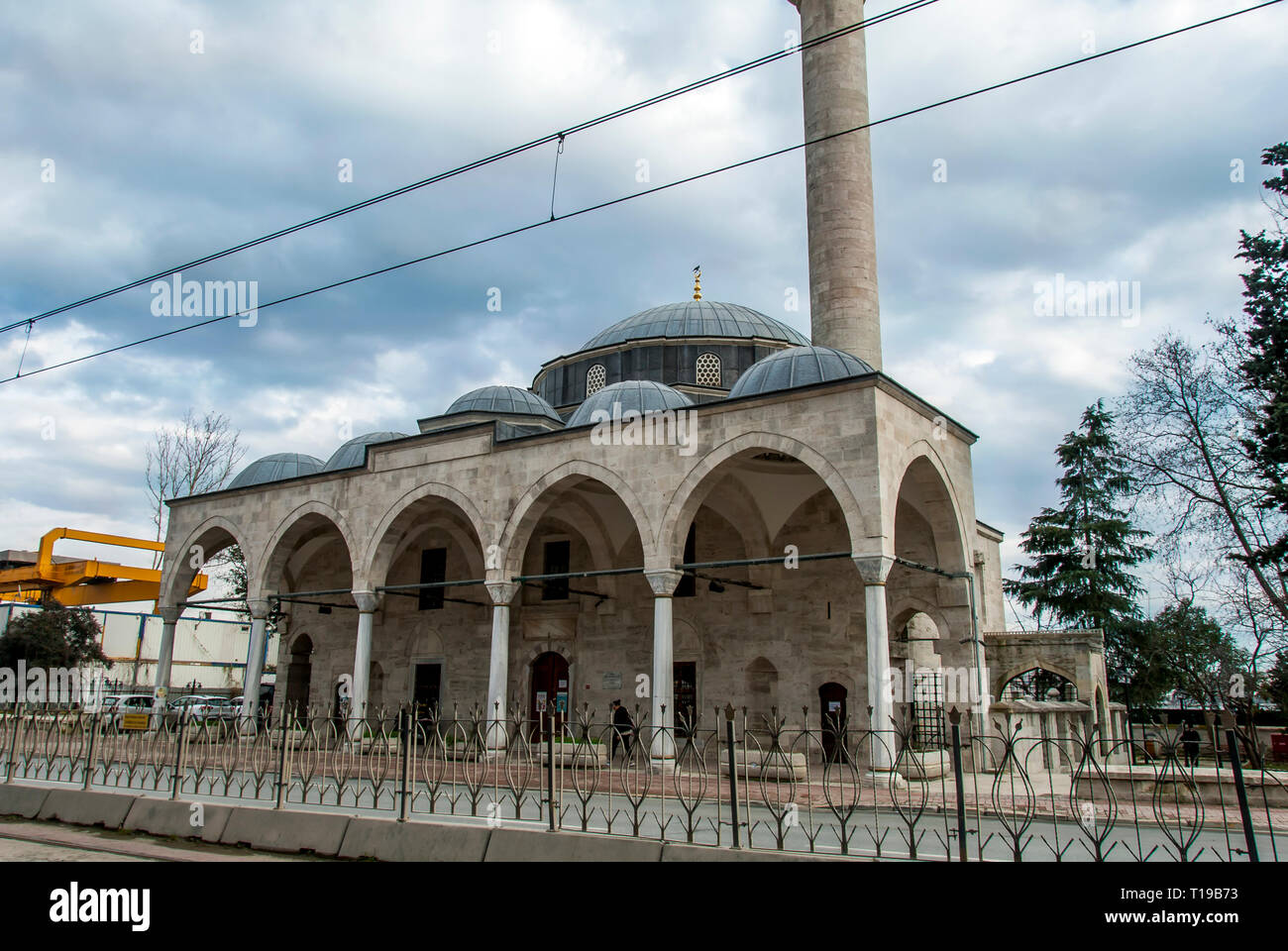 Istanbul, Turkey, 29 January 2019: Molla Celebi Mosque, 1586 Architect ...