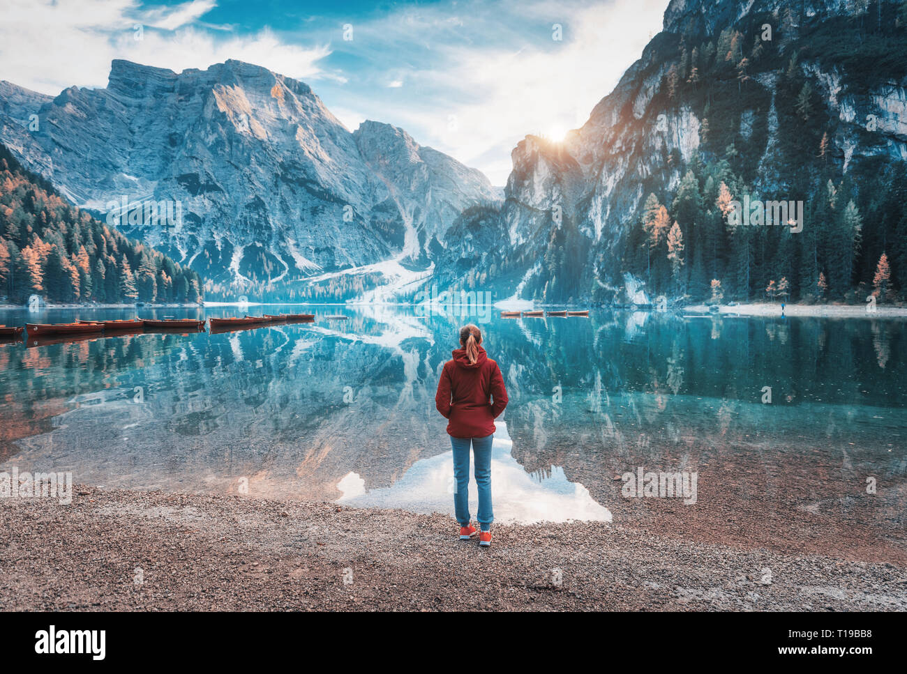 Sunrise In The Dolomites High Resolution Stock Photography and Images ...