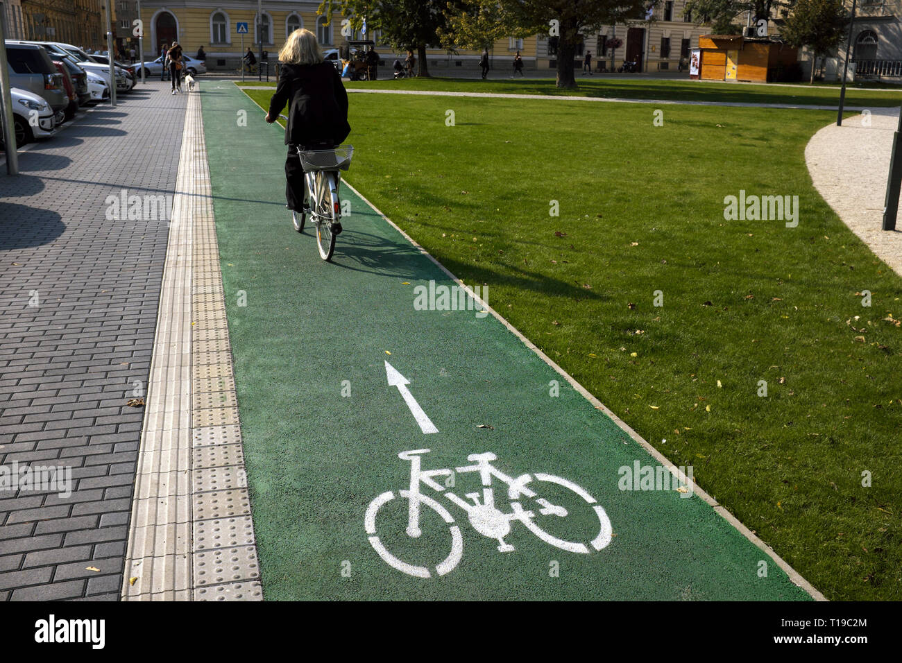 Cycle path bratislava hi-res stock photography and images - Alamy