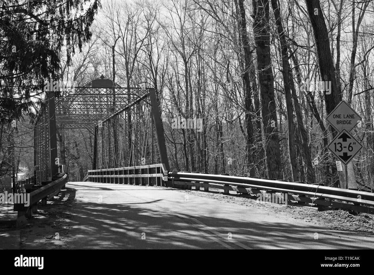 Bridge on a country road Stock Photo - Alamy