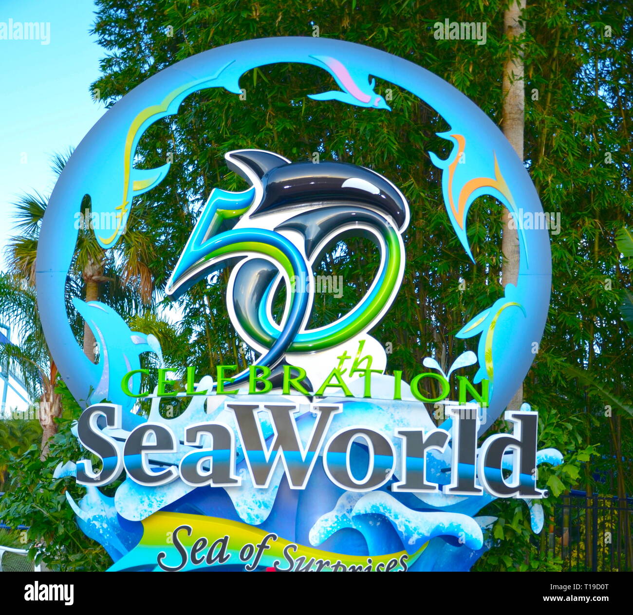 Smamu Stadium at Seaworld Orlando, USA Stock Photo - Alamy