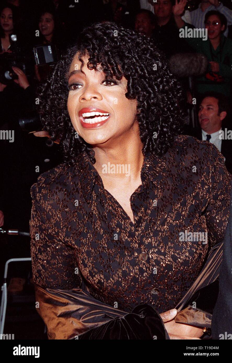 LOS ANGELES, CA - January 11, 1998: TV personality OPRAH WINFREY at the ...